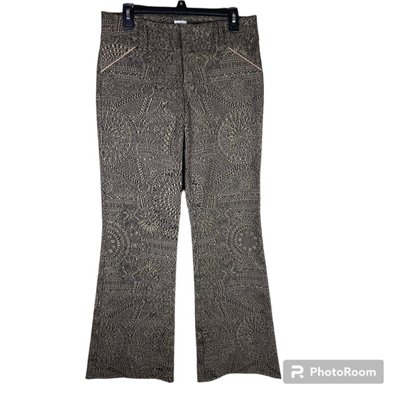 Cache | Pants & Jumpsuits | Cache Y2k Gold Sparkle Textured Wide Leg ...